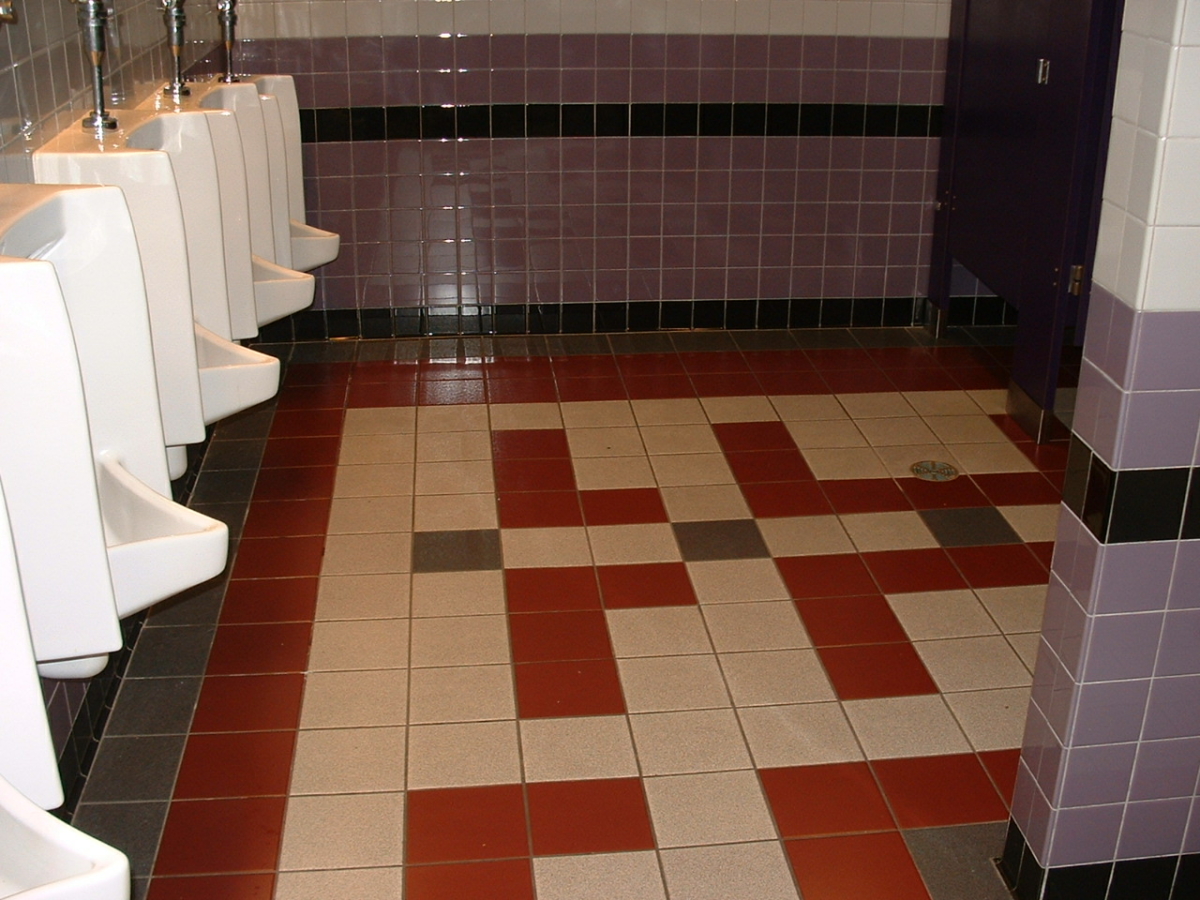 Public washrooms tile supply installation | Cornerstone Tile